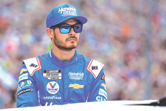 Kyle Larson pulls away from Joey Logano to win NASCAR Cup Series race ...